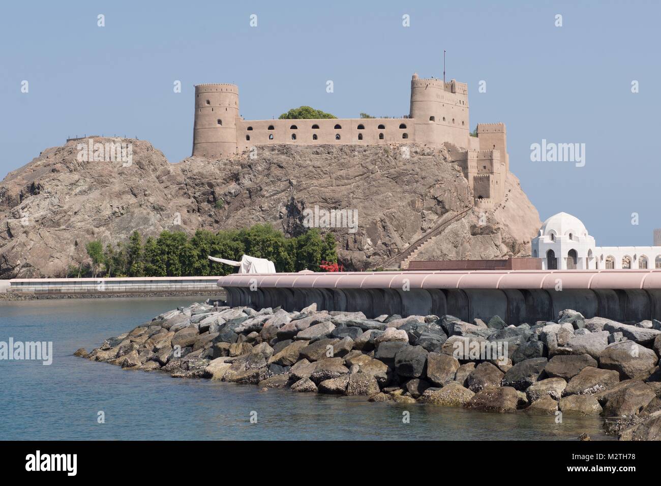 Al Jalali Fort in Muscat, Oman, on 01.10.2017. | usage worldwide Stock ...