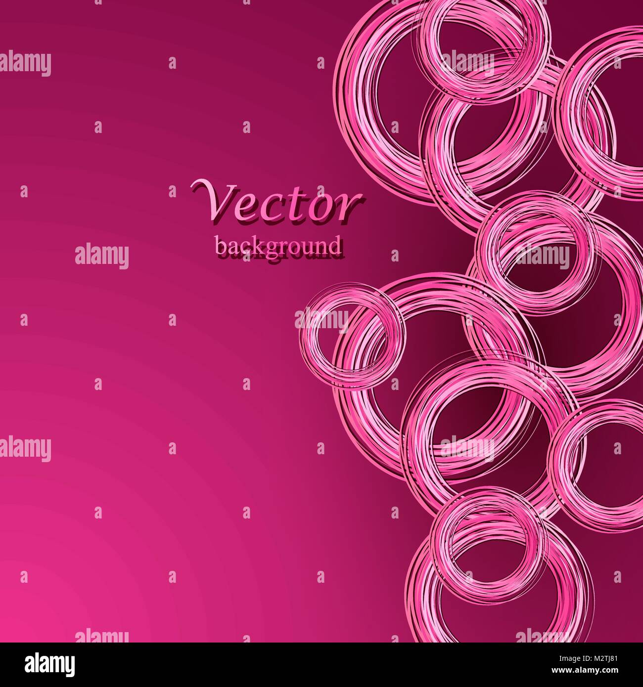 Many circles on red background Stock Vector Image & Art - Alamy