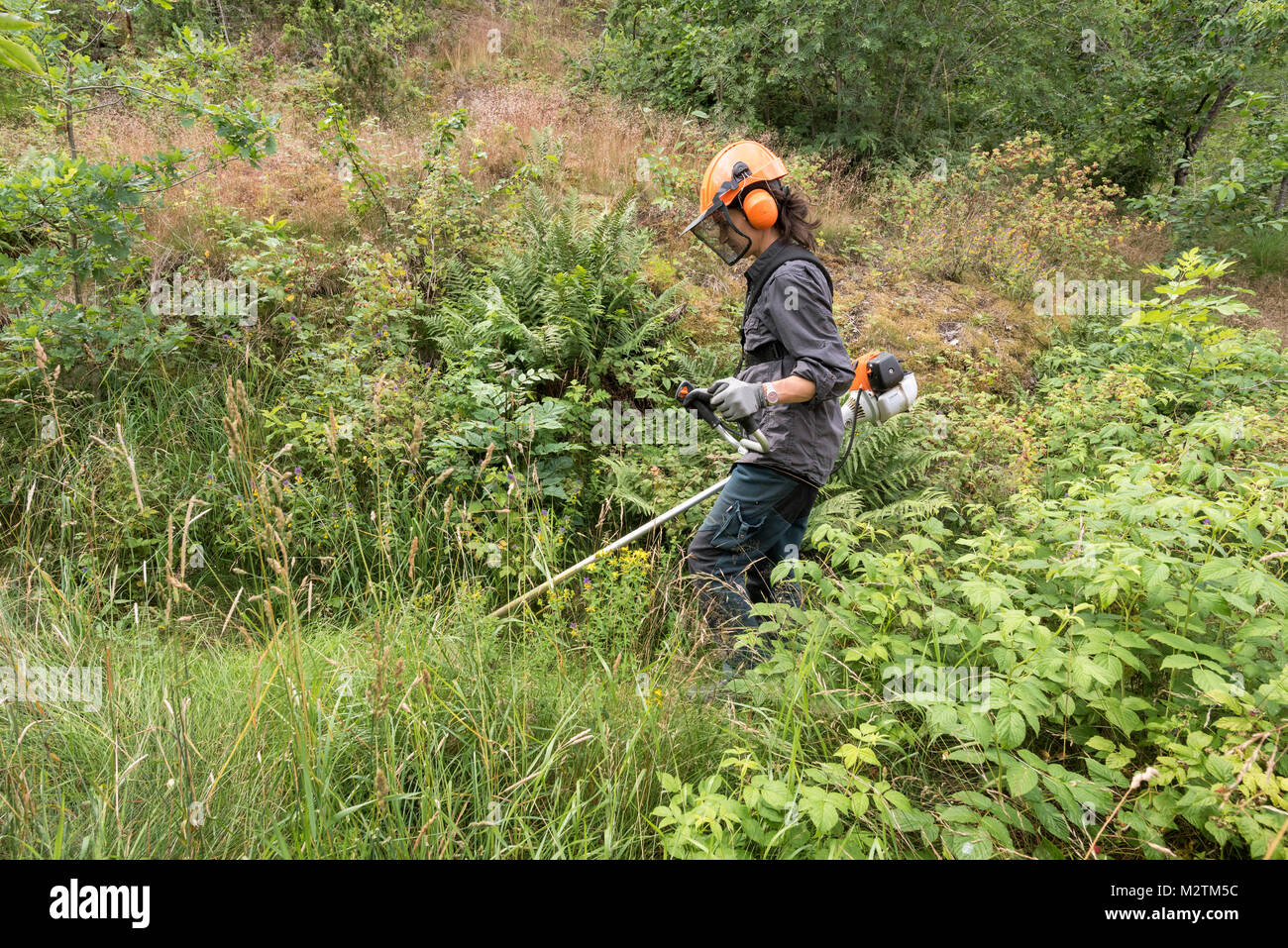 Wearing safety gear hi-res stock photography and images - Alamy