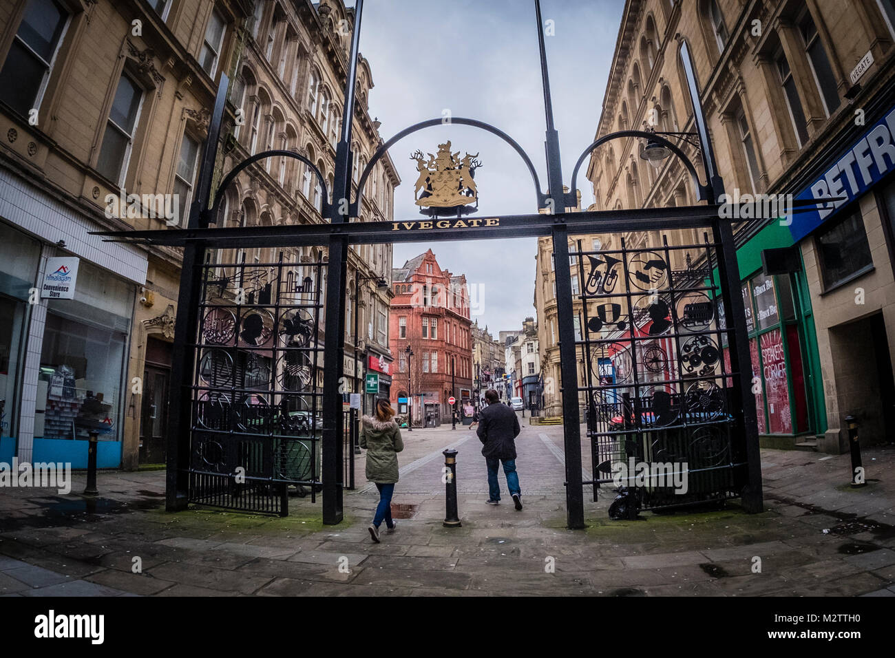 Ivegate, Bradford, West Yorkshire, England Stock Photo - Alamy