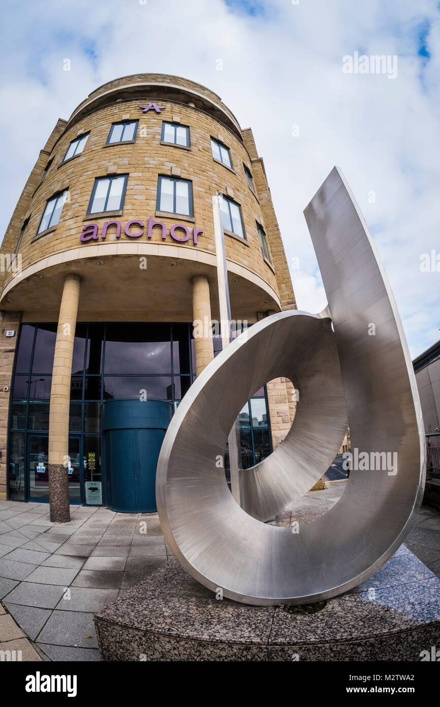 Anchor Housing, Aldermanbury House, in Bradford City Centre, West ...
