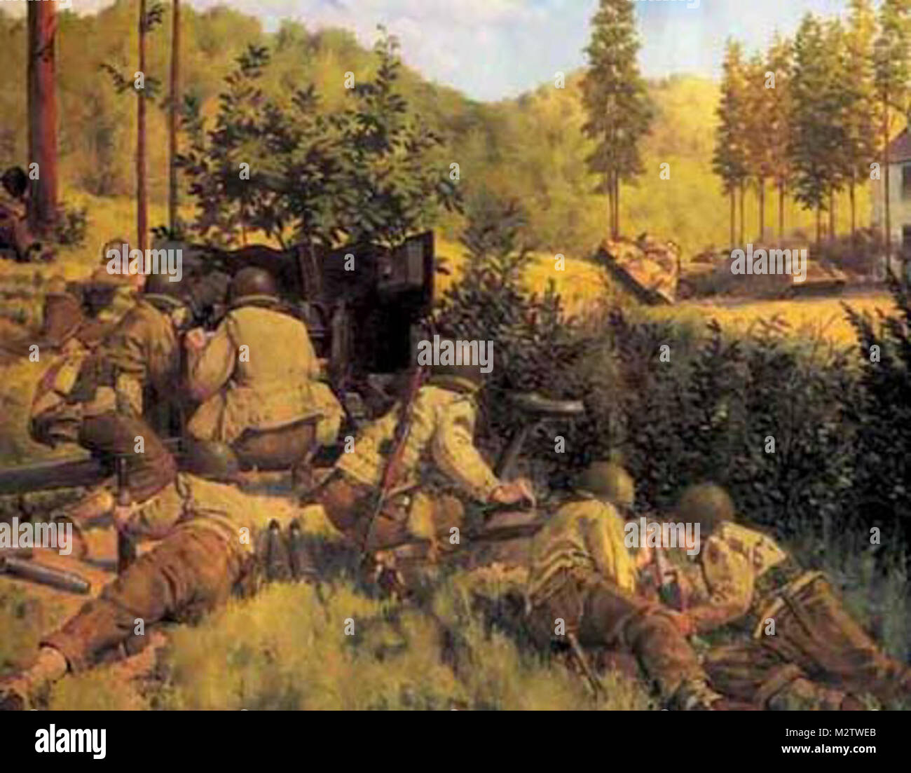 The Battle of Mortain by The National Guard Stock Photo - Alamy