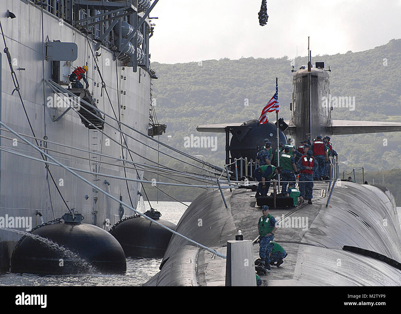 Ohio-class guided-missile submarine USS Michigan by #PACOM Stock Photo - Alamy