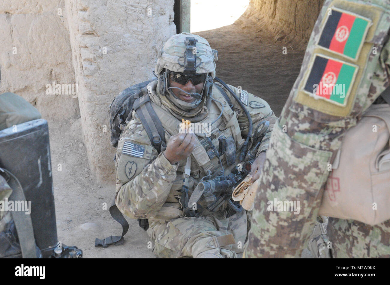 Sgt. Boris Morring, a team leader in 4th platoon, 73rd Engineer Company ...