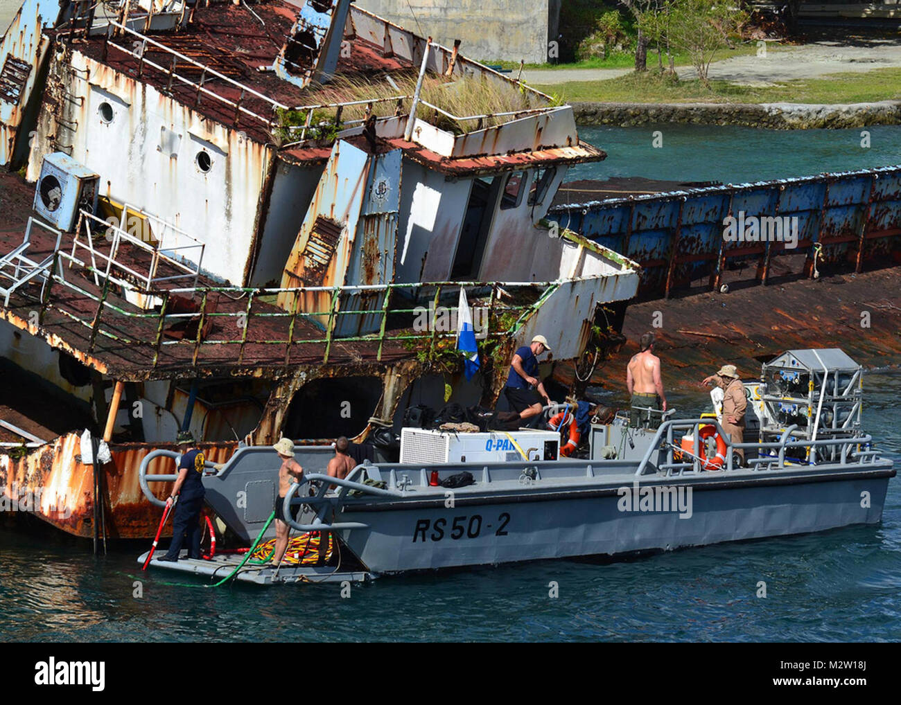 Company 17, embarked aboard the rescue and salvage ship by #PACOM Stock ...