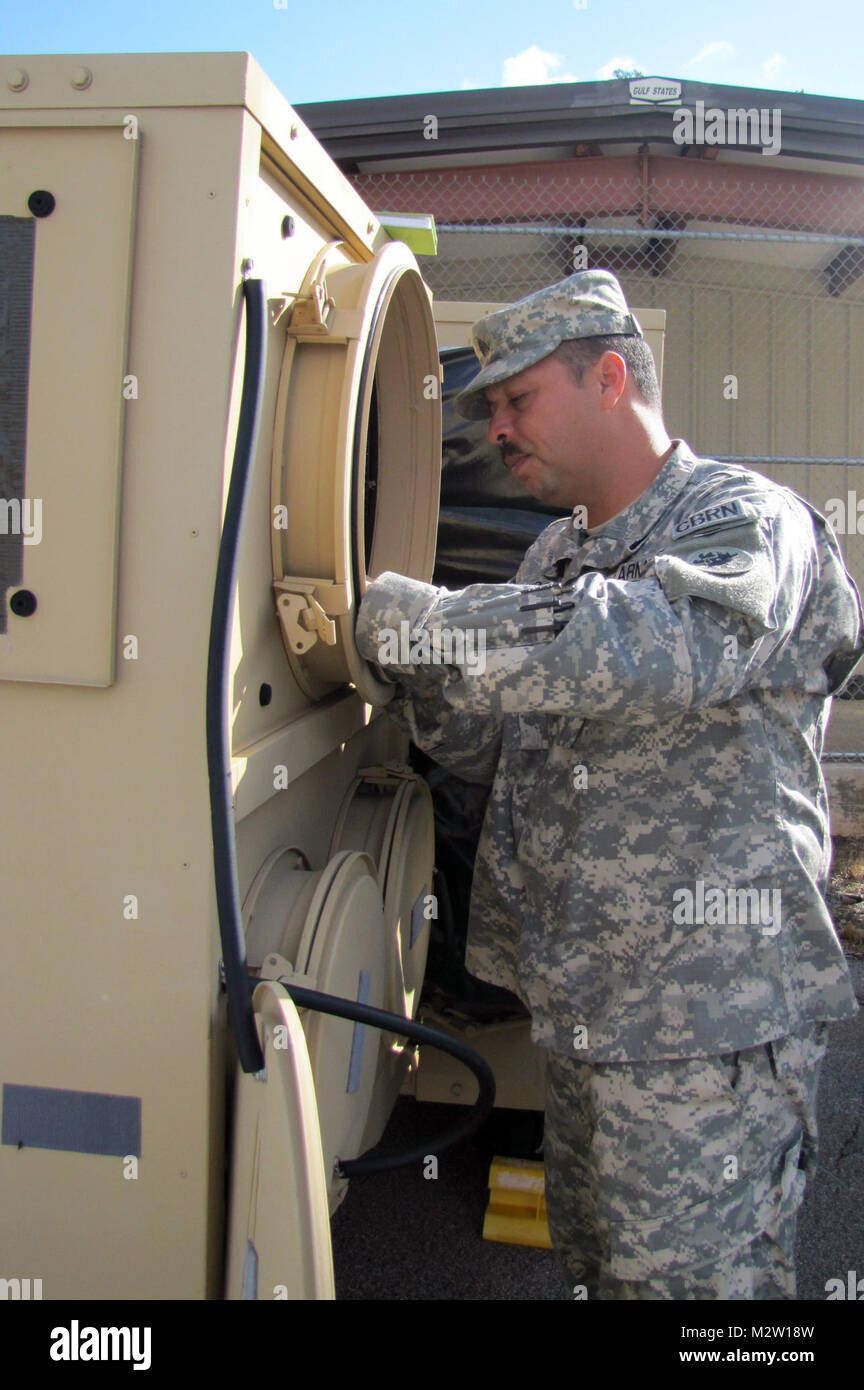 138th Chemical Company maintaining equipment by Georgia National Guard ...