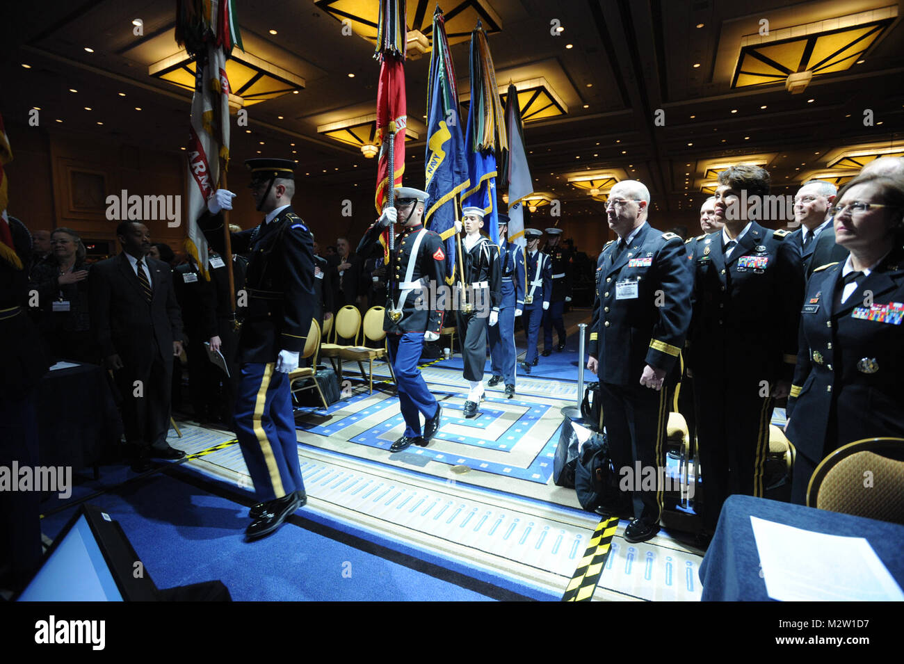 The Honor Guard opens the 2012 Military Health System (MHS) Conference ...