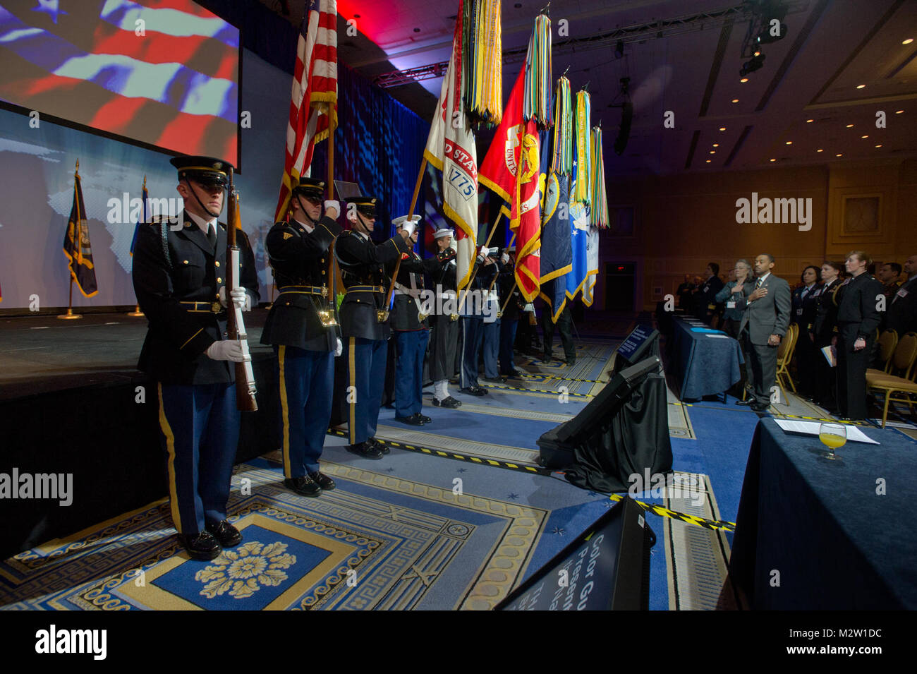 The Honor Guard opens the 2012 Military Health System (MHS) Conference ...