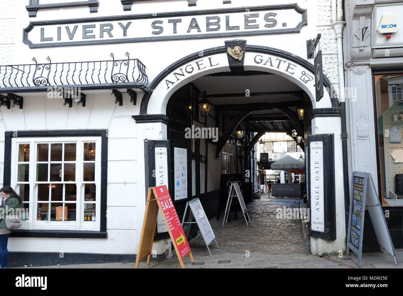 Angel Gate, Guildford Stock Photo - Alamy