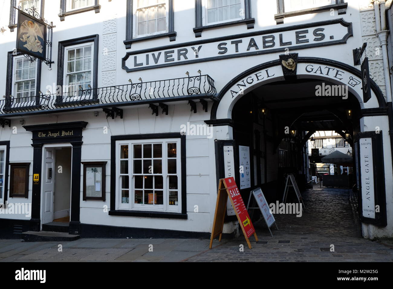Angel Gate, Guildford Stock Photo - Alamy