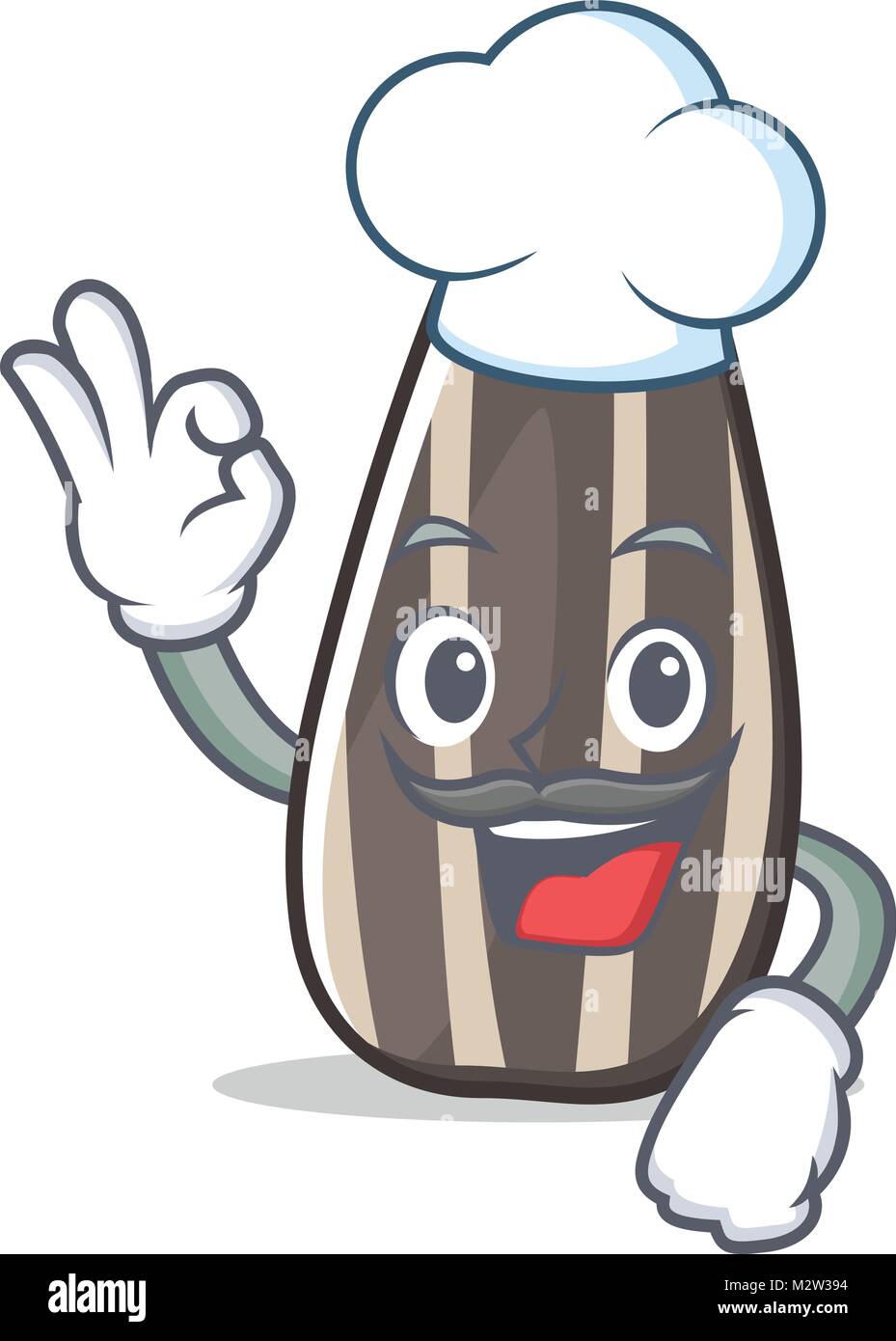 Chef sunflower seed character cartoon Stock Vector Image & Art - Alamy