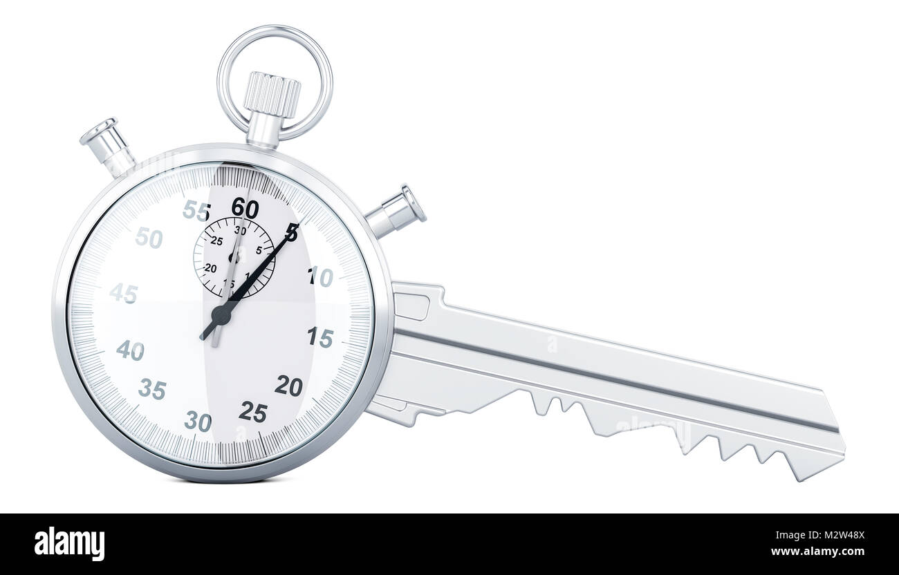 Time management concept, 3D rendering isolated on white background ...