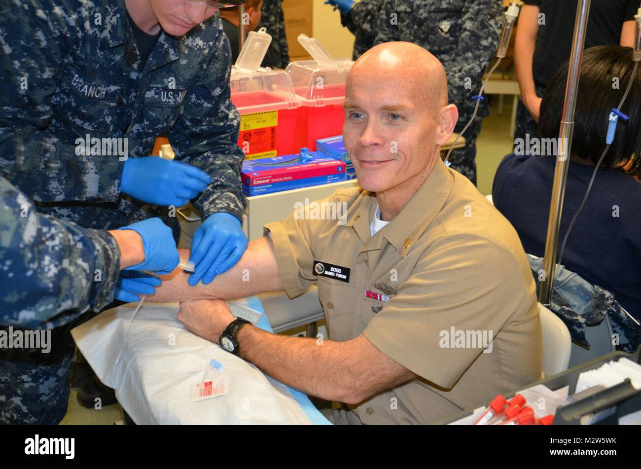 FORCM Boss visit to METC by NavyMedicine Stock Photo - Alamy