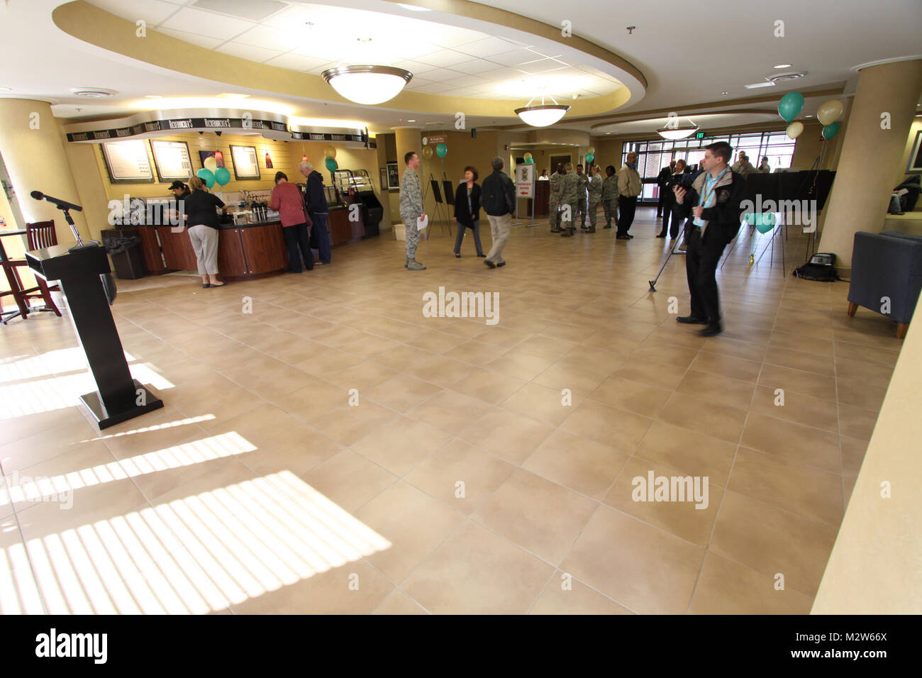 LANGLEY AIR FORCE BASE, Va. -- Guests begin to arrive at the new ...