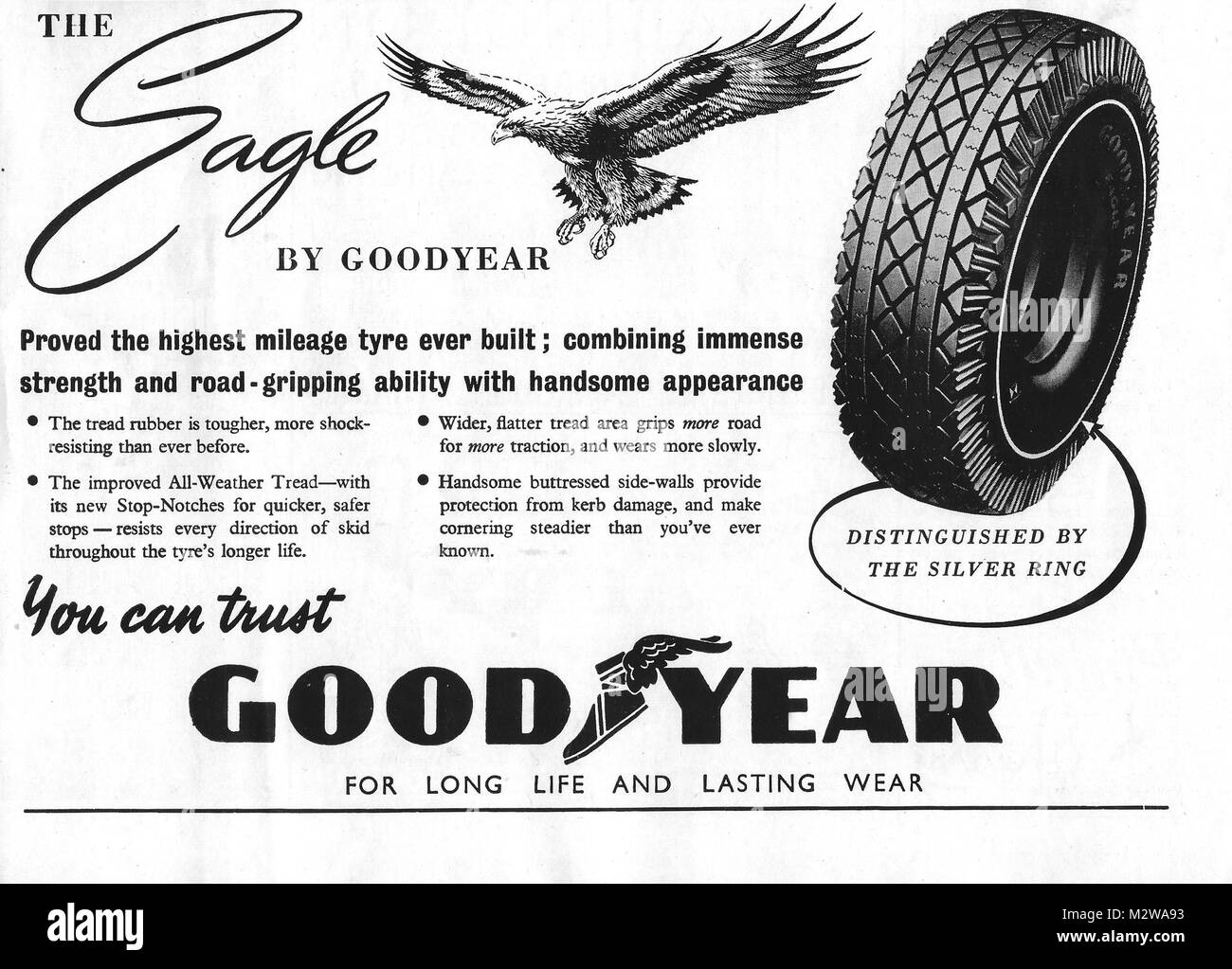 Goodyear Eagle tyre advert,, advertising in Country Life magazine UK ...