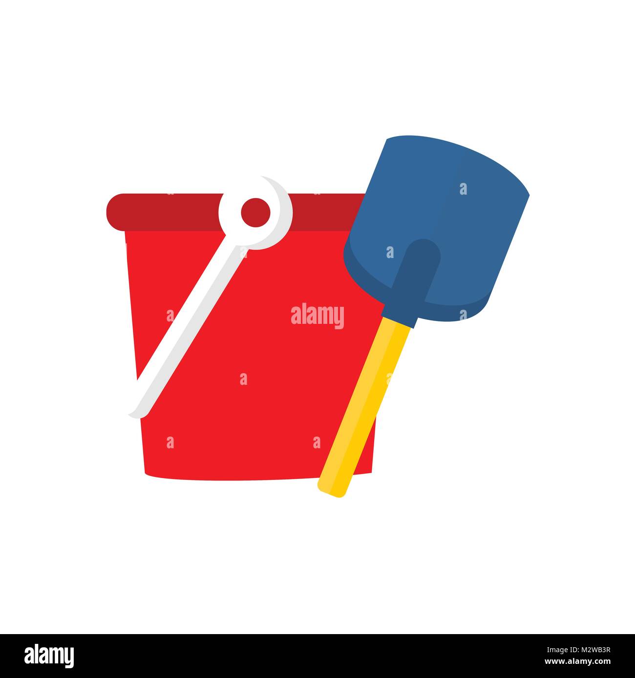 Sand bucket sign vector hi-res stock photography and images - Alamy