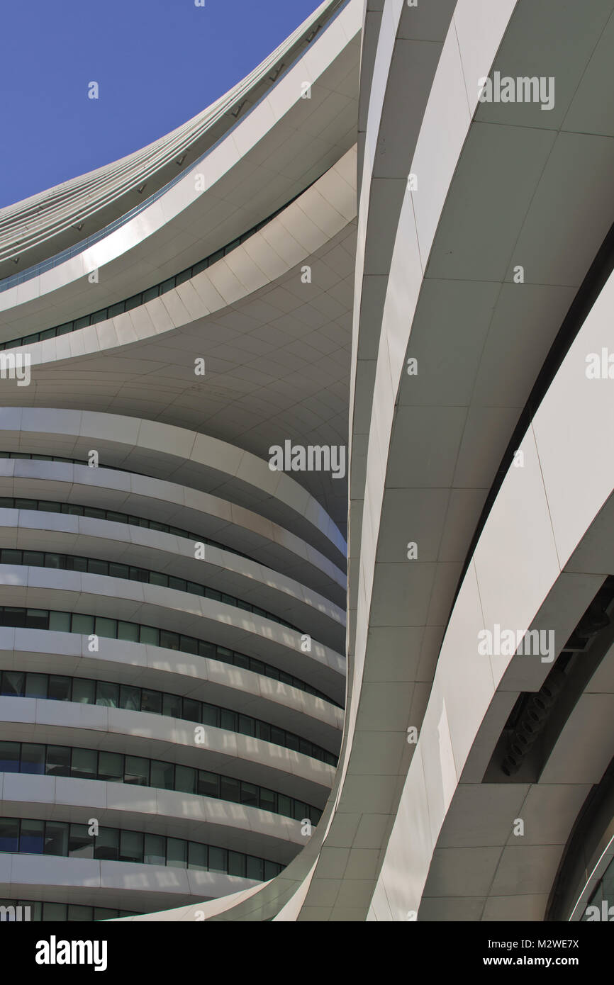 Details of the Galaxy Soho Building Beijing Stock Photo - Alamy