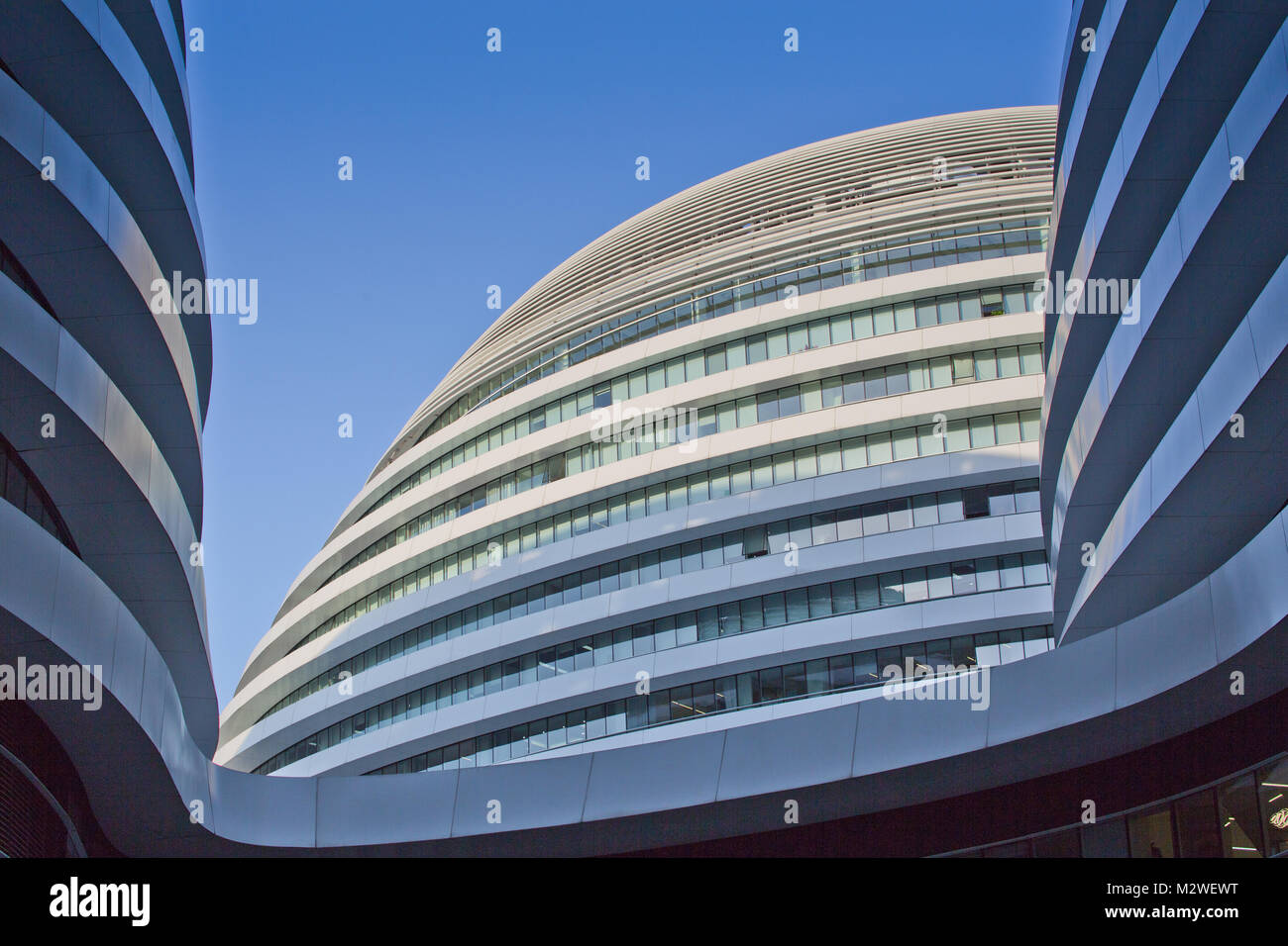 Details of the Galaxy Soho Building Beijing Stock Photo - Alamy