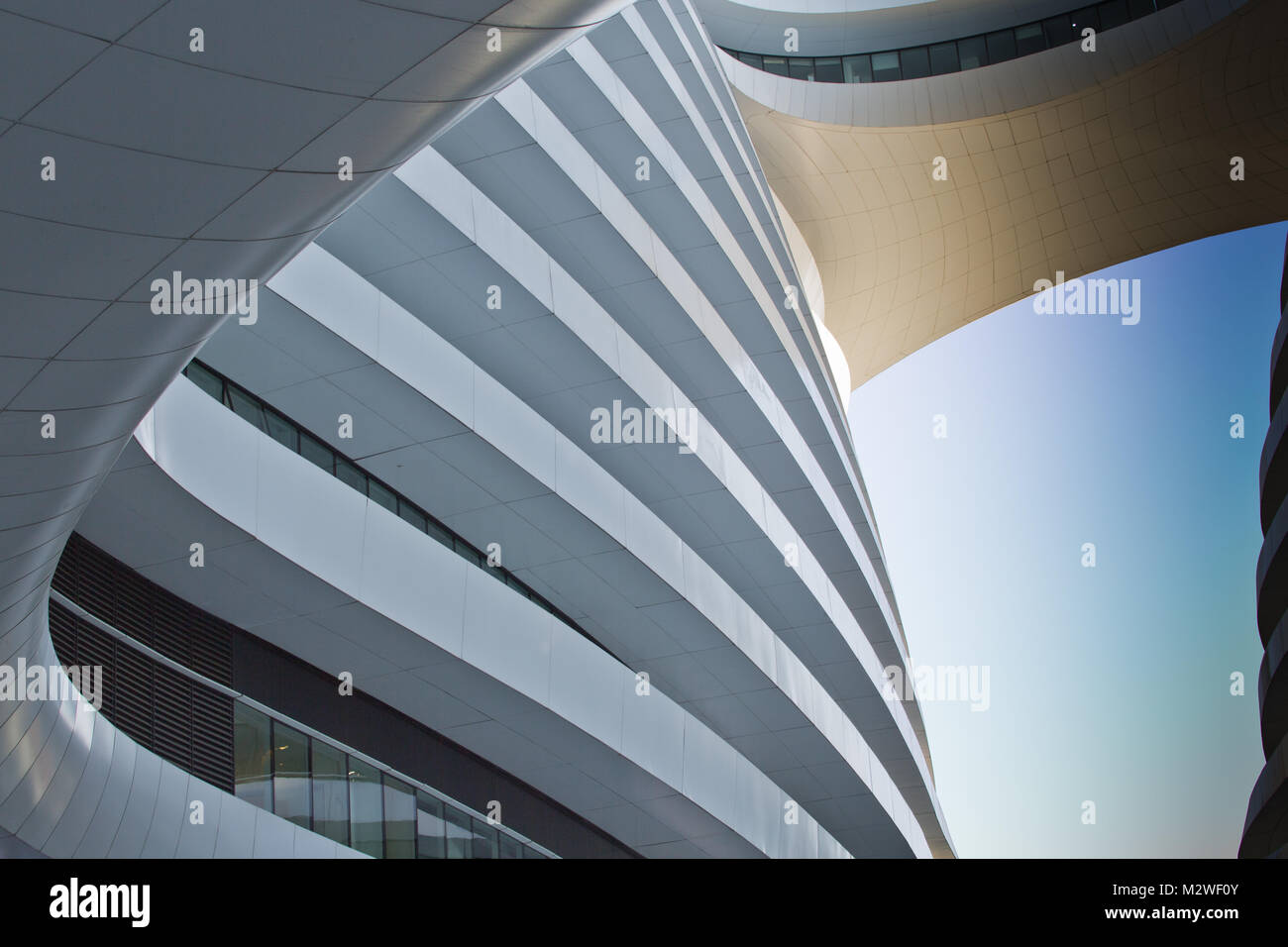 Details of the Galaxy Soho Building Beijing Stock Photo - Alamy