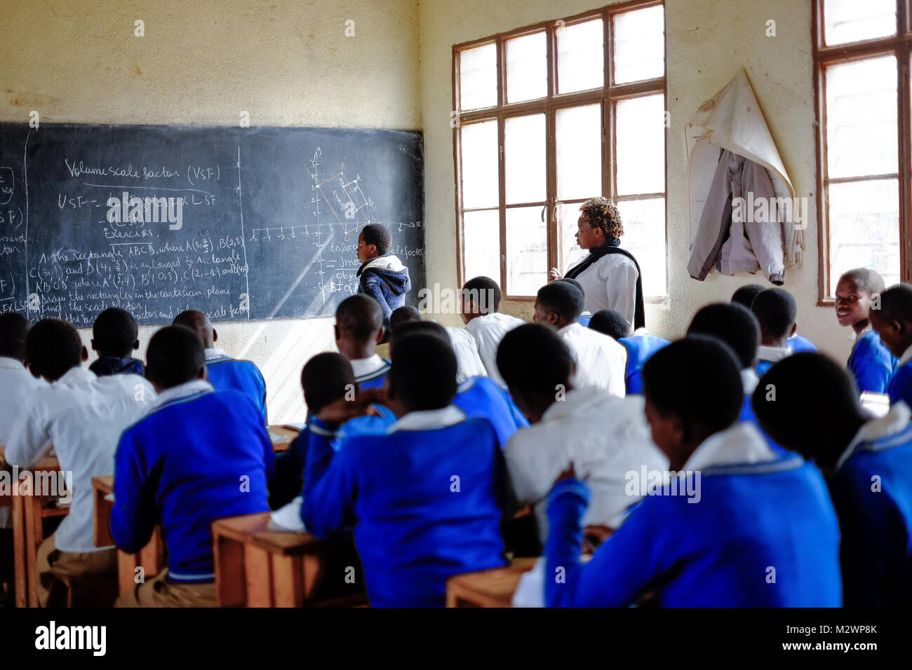 Black pupils class africa hi-res stock photography and images - Alamy
