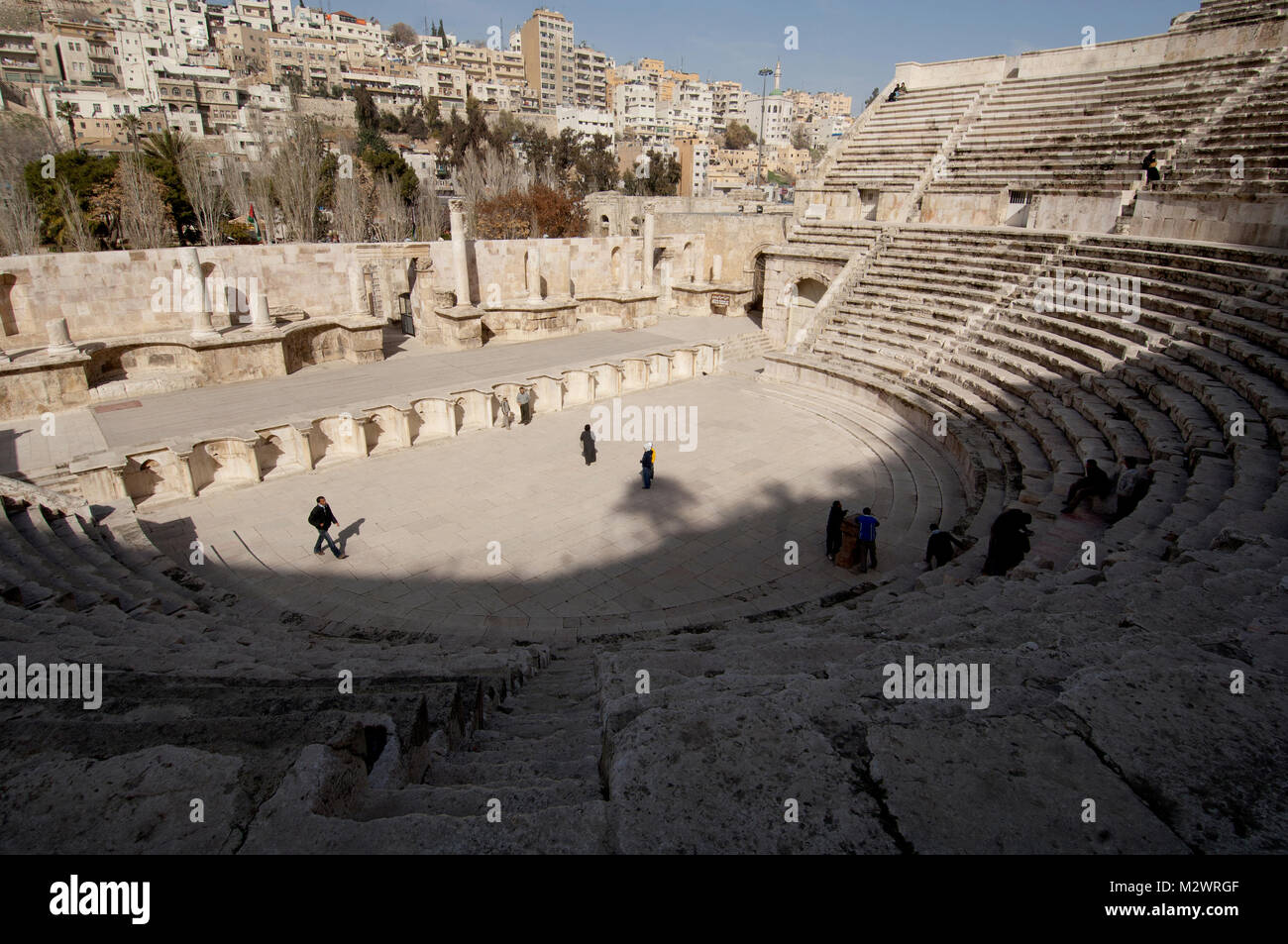 Roman Amphitheater Amman Jordan Stock Photo - Alamy
