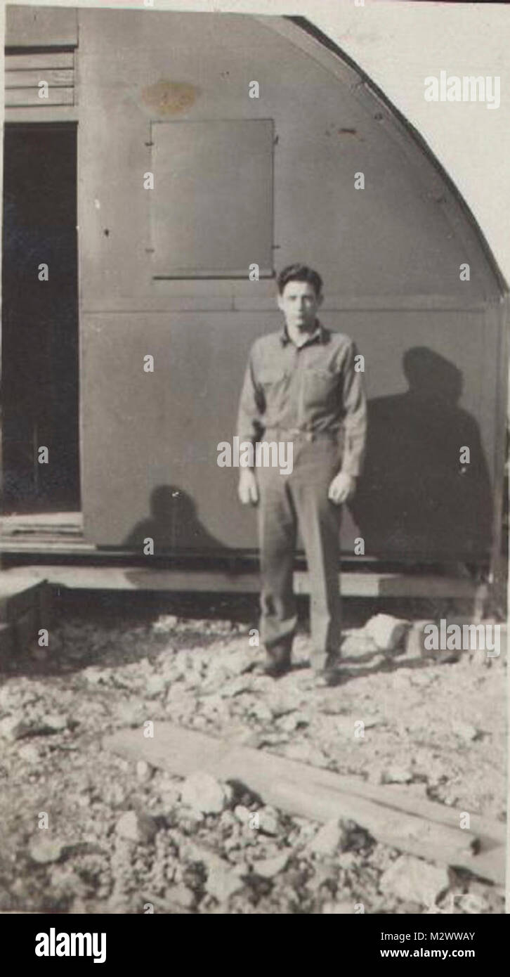 World War Two, black and white photo of soldiers in countryside Stock ...