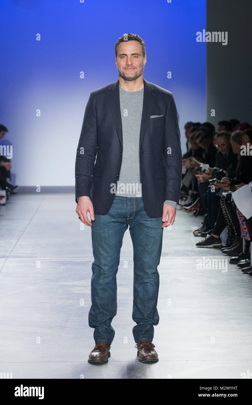 New York, United States. 07th Feb, 2018. Dominic Fumusa wearing jacket ...