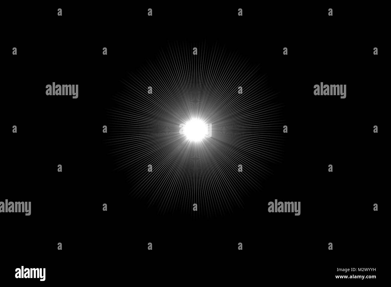 Radiating sunburst hi-res stock photography and images - Alamy