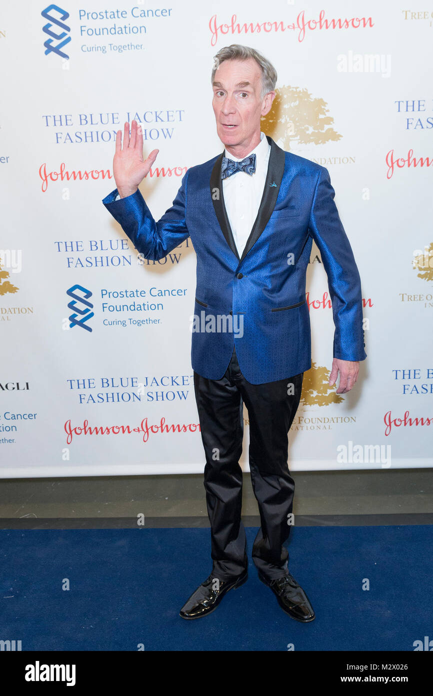 New York, United States. 07th Feb, 2018. Bill Nye attends the Blue ...