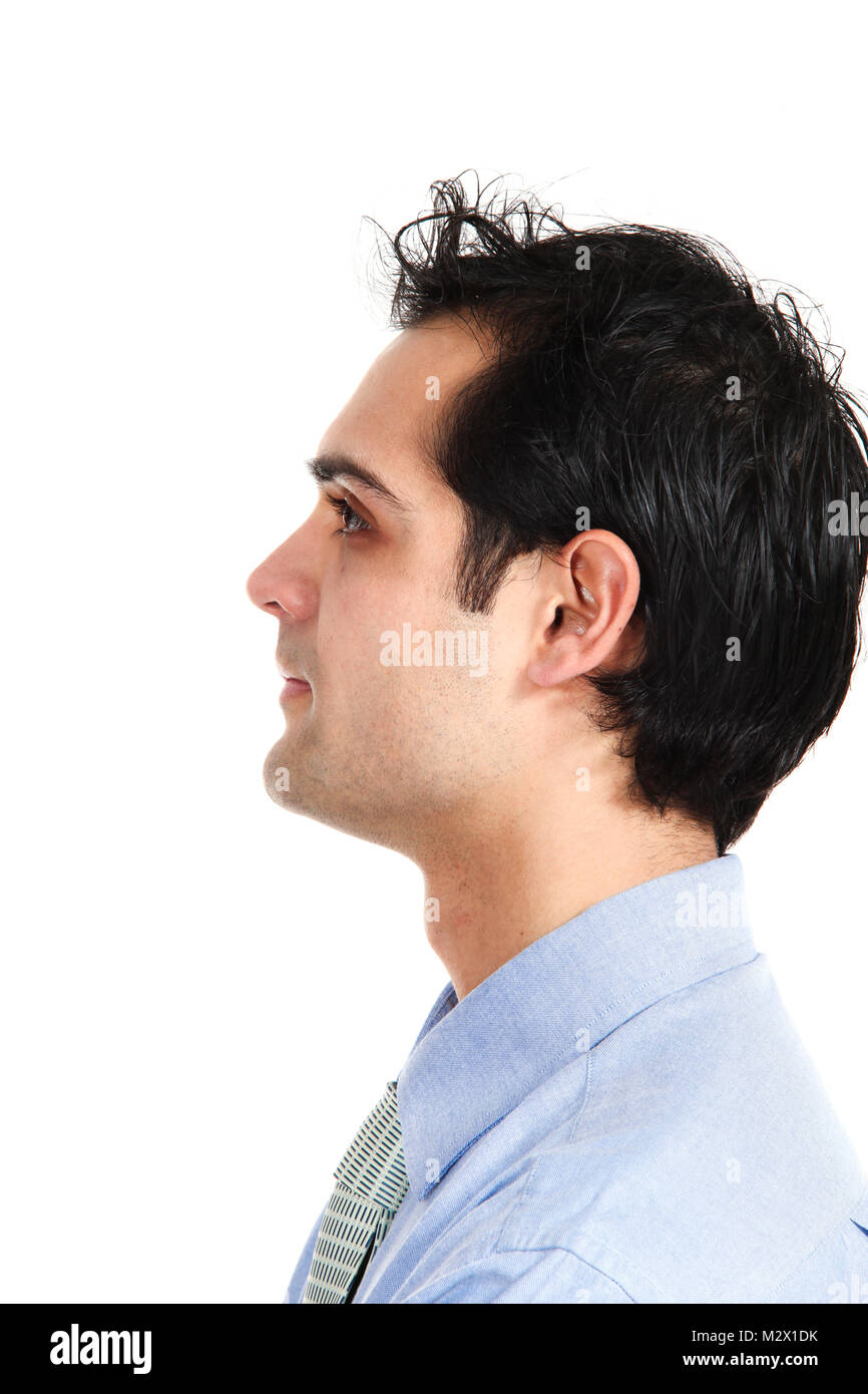 business man over white background Stock Photo - Alamy