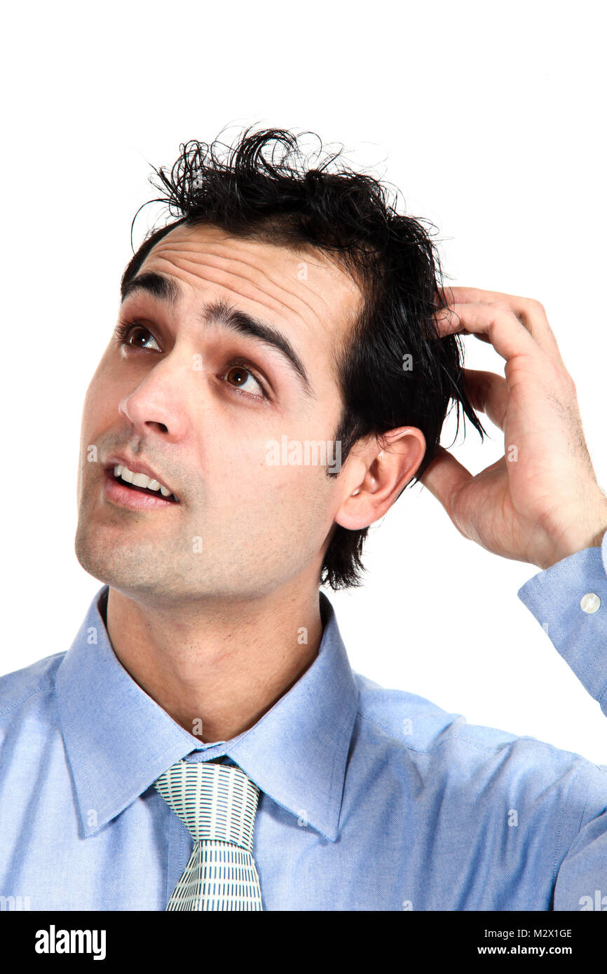 business man over white background Stock Photo - Alamy