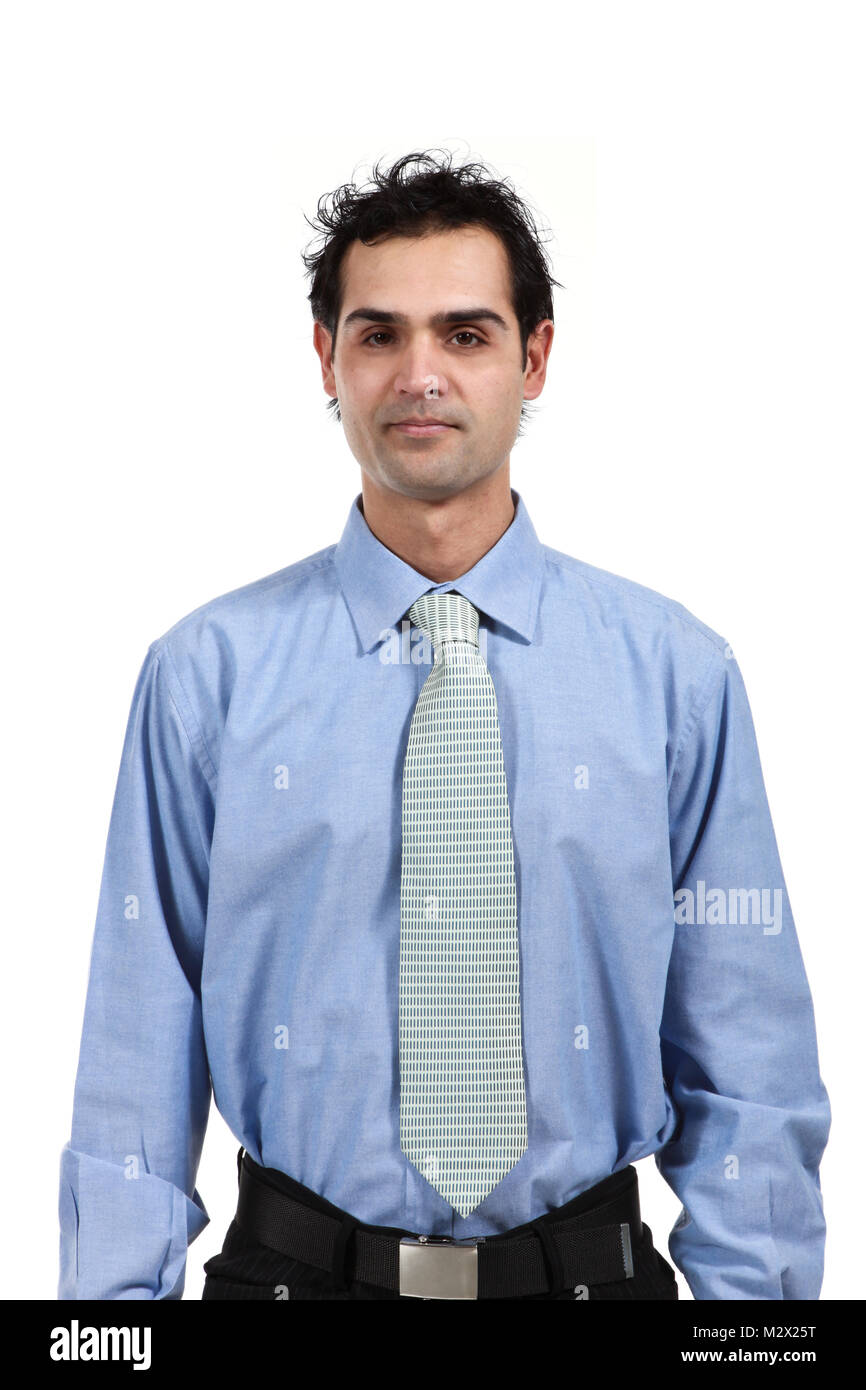business man over white background Stock Photo - Alamy