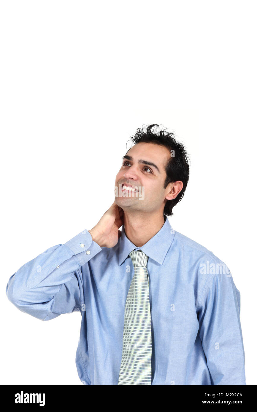 business man over white background Stock Photo - Alamy