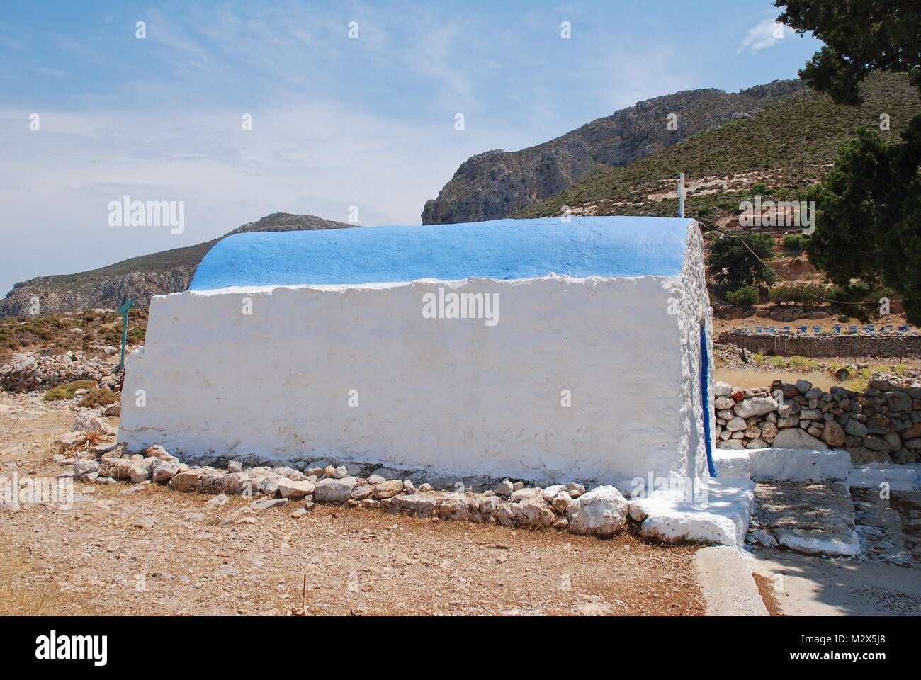 The church of Agios Ioannis (Saint John) by the track to Gera at ...