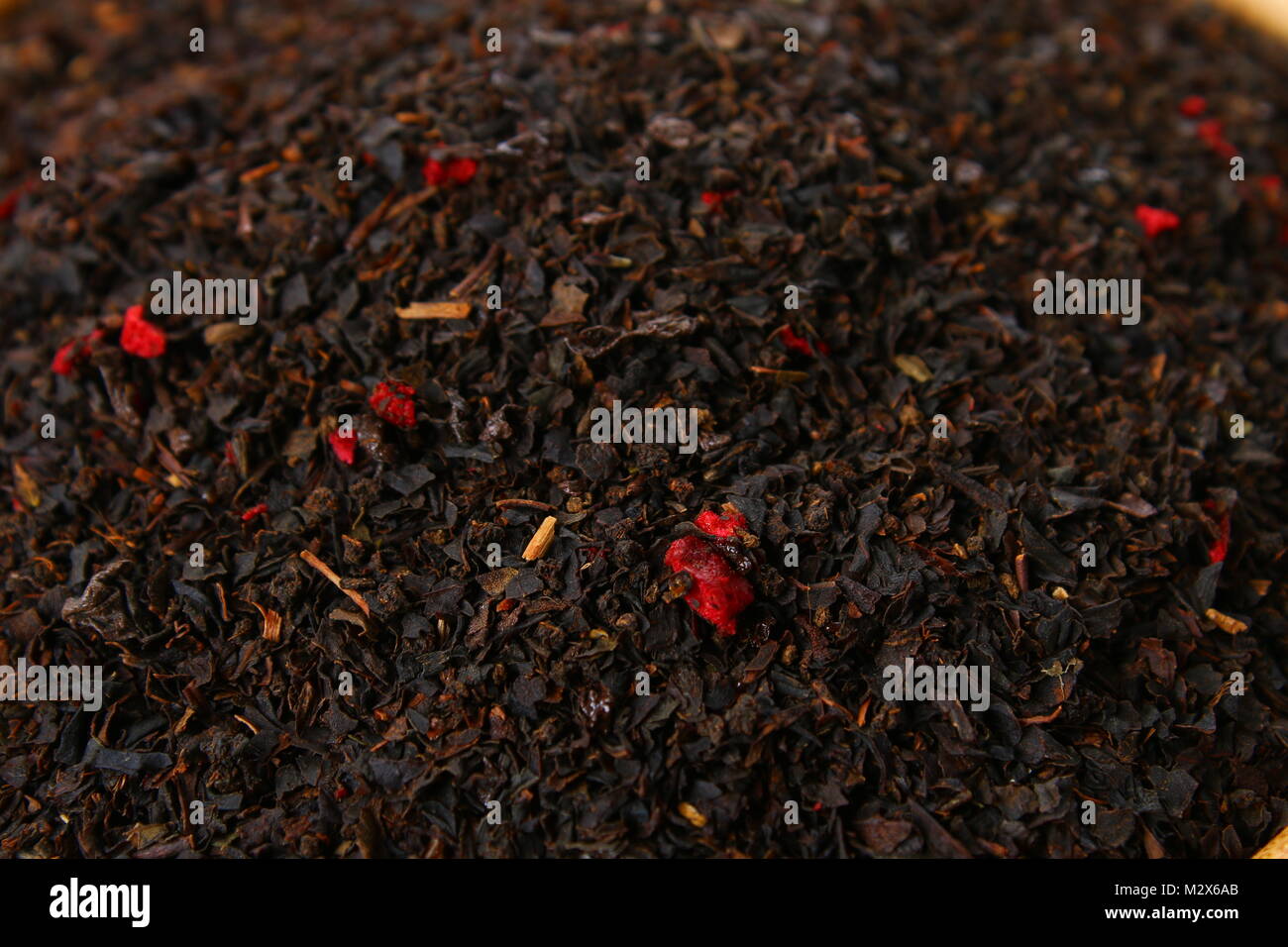 Tea herbs texture. Black tea. Organic dried black tea leaves Stock ...