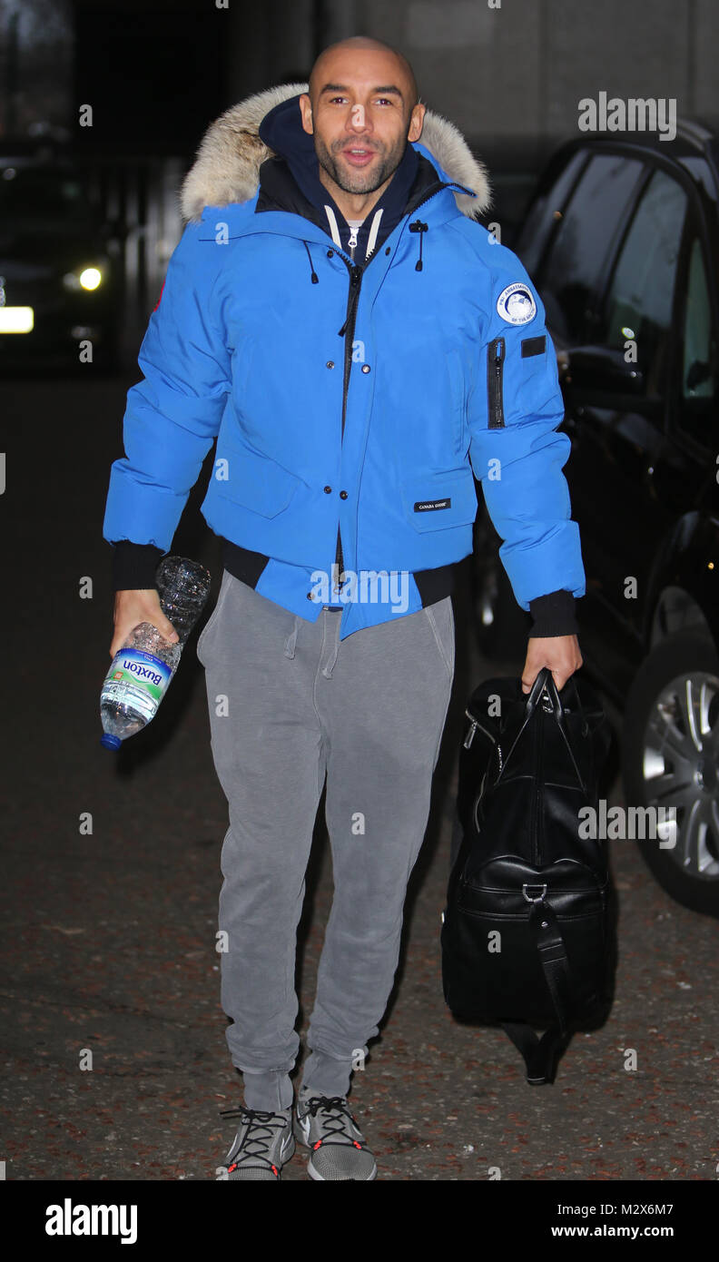 Alex Beresford outside ITV Studios Featuring: Alex Beresford Where ...
