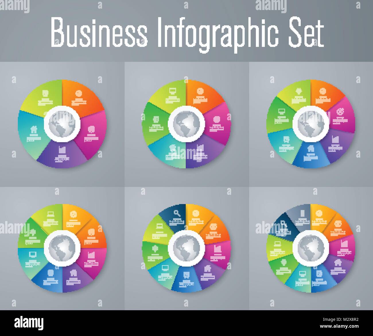 Set with infographics Stock Vector Image & Art - Alamy