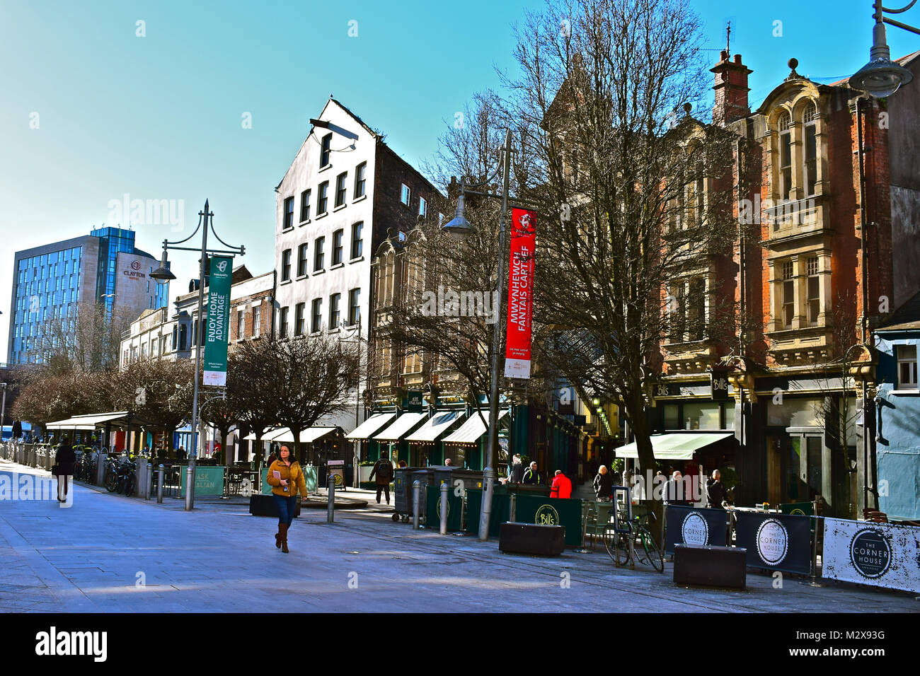 Mill Lane in Cardiff. Now a trendy place to meet eat & drink with ...