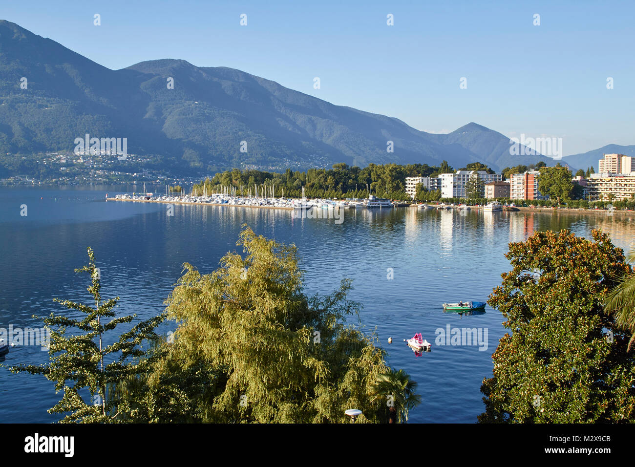 Locarno lake view, Lago Maggiore Stock Photo - Alamy