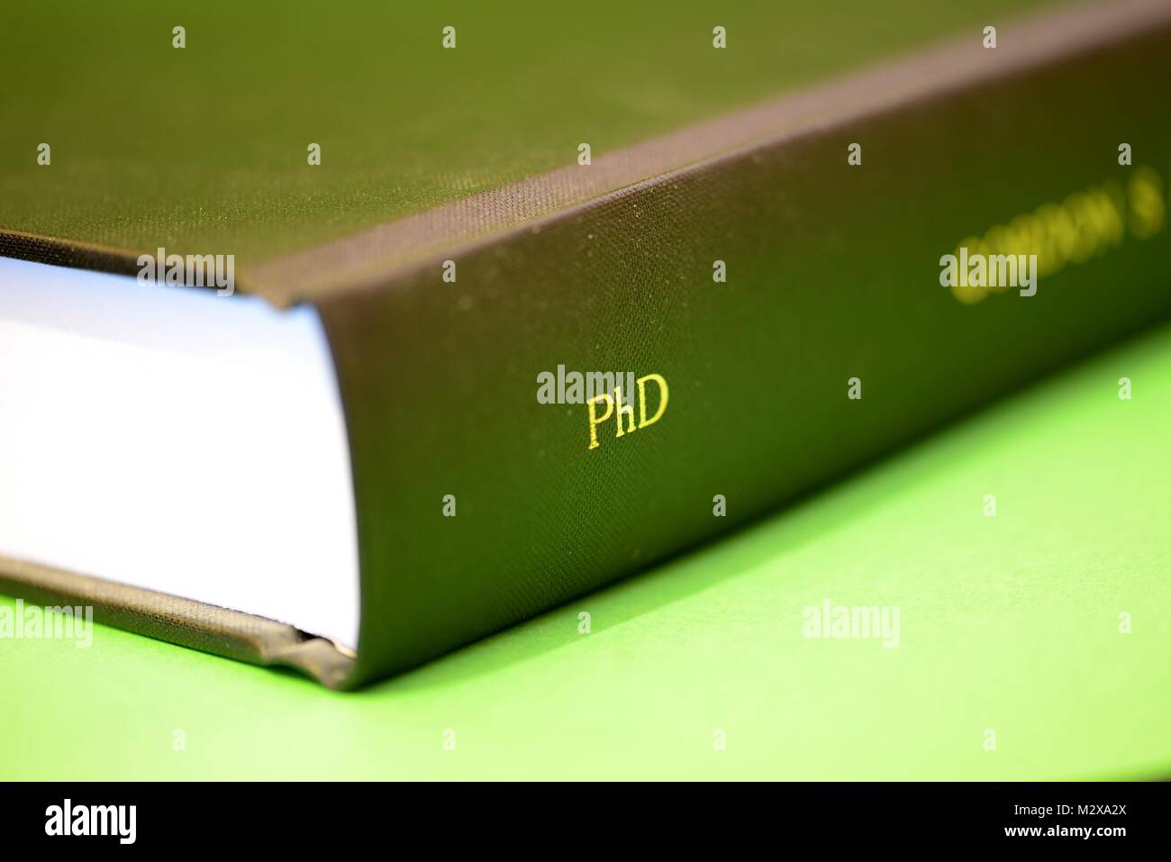 Completed PhD Dissertation Thesis Stock Photo - Alamy