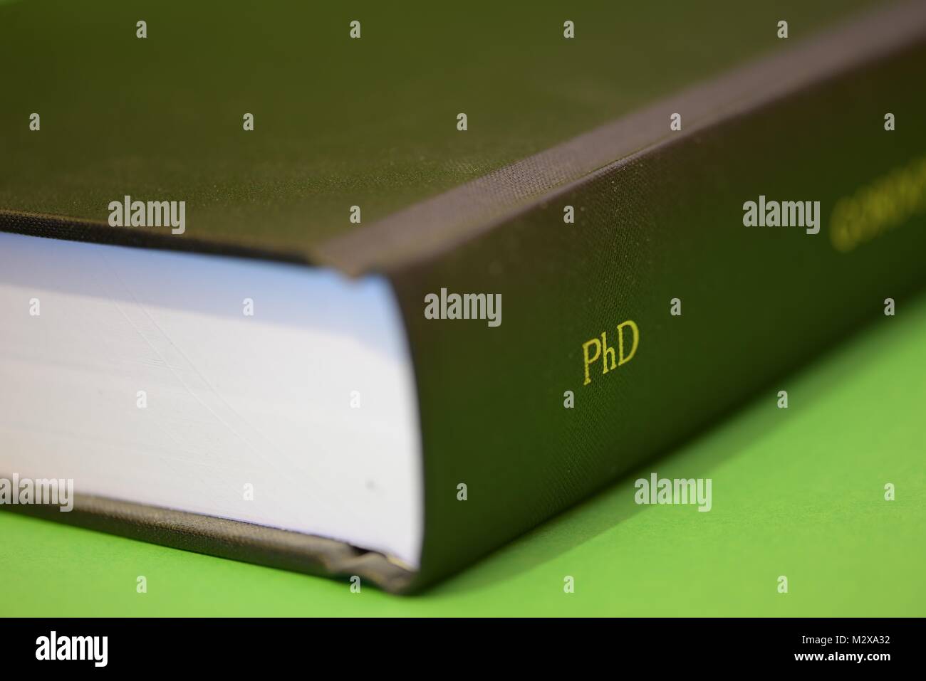 Completed PhD Dissertation Thesis Stock Photo - Alamy