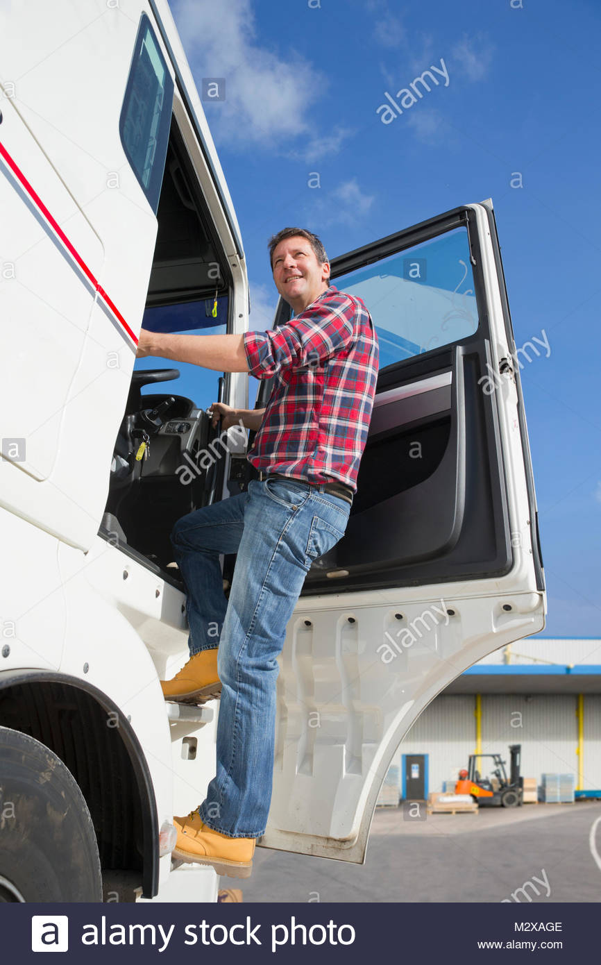 Lorry Driver Uk Driving Cab Stock Photos & Lorry Driver Uk Driving Cab ...