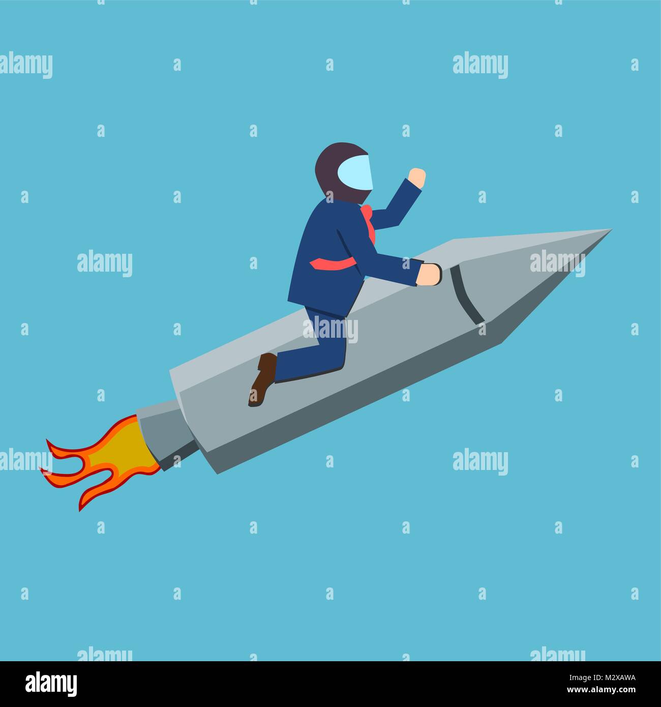 Aim high concept Stock Vector Images - Alamy