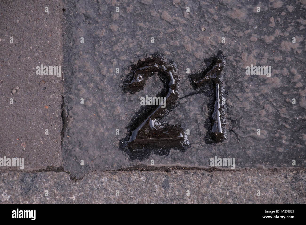 Street graphic design in Paris, France Stock Photo - Alamy