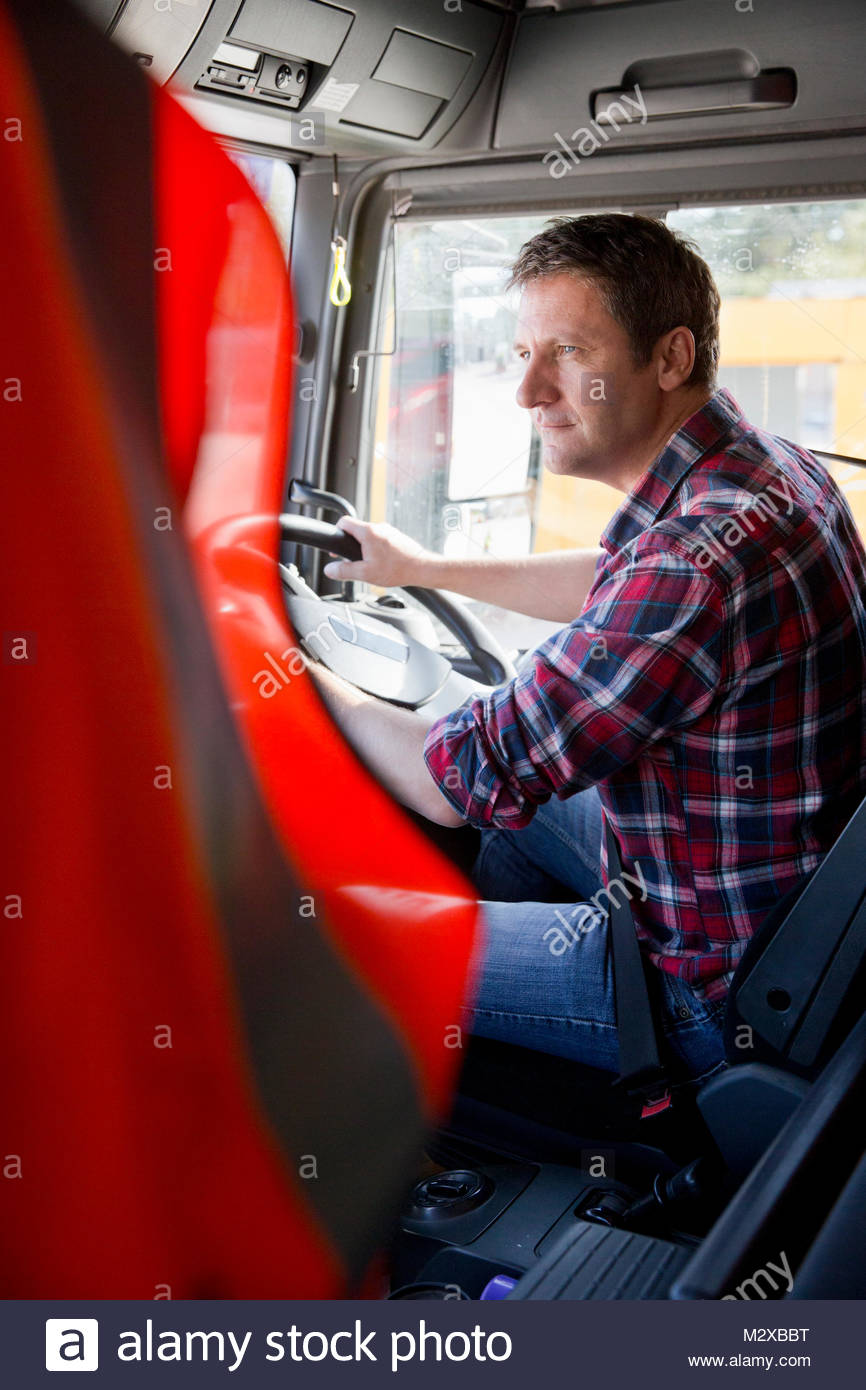 Semi Truck Steering Wheel Stock Photos & Semi Truck Steering Wheel ...