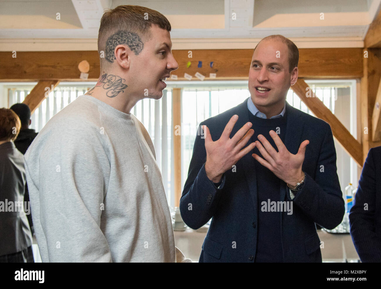 The Duke of Cambridge with rapper Professor Green, real name Stephen ...