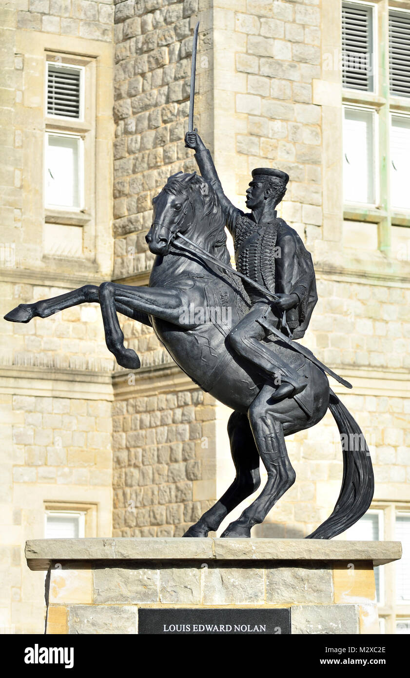 Maidstone, Kent, England. Memorial to Capt. Louis Edward Nolan (1818 ...