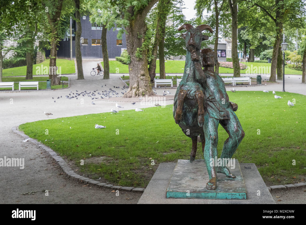 Statue, Stavanger city, Rogaland, Norway Stock Photo - Alamy
