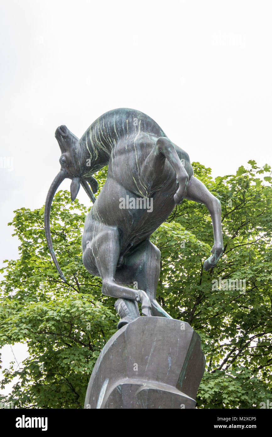 Statue, Stavanger city, Rogaland, Norway Stock Photo - Alamy