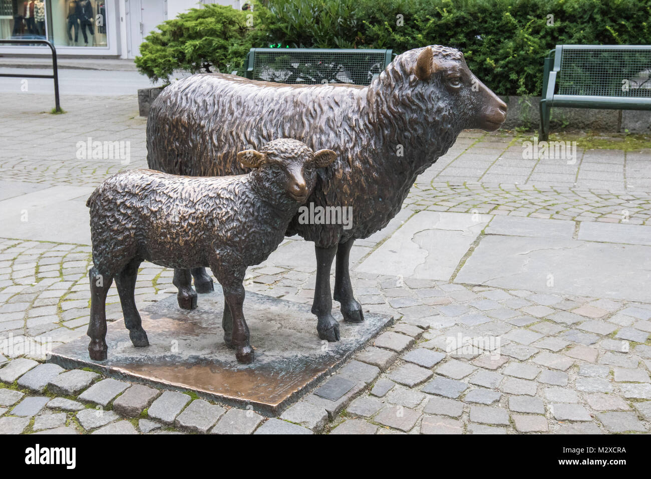 Sheep Statue, Stavanger city, Rogaland, Norway Stock Photo - Alamy